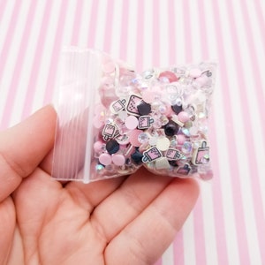 Strawberry Milk Boba Tea NON EDIBLE Polymer Clay Sprinkles and Resin ...