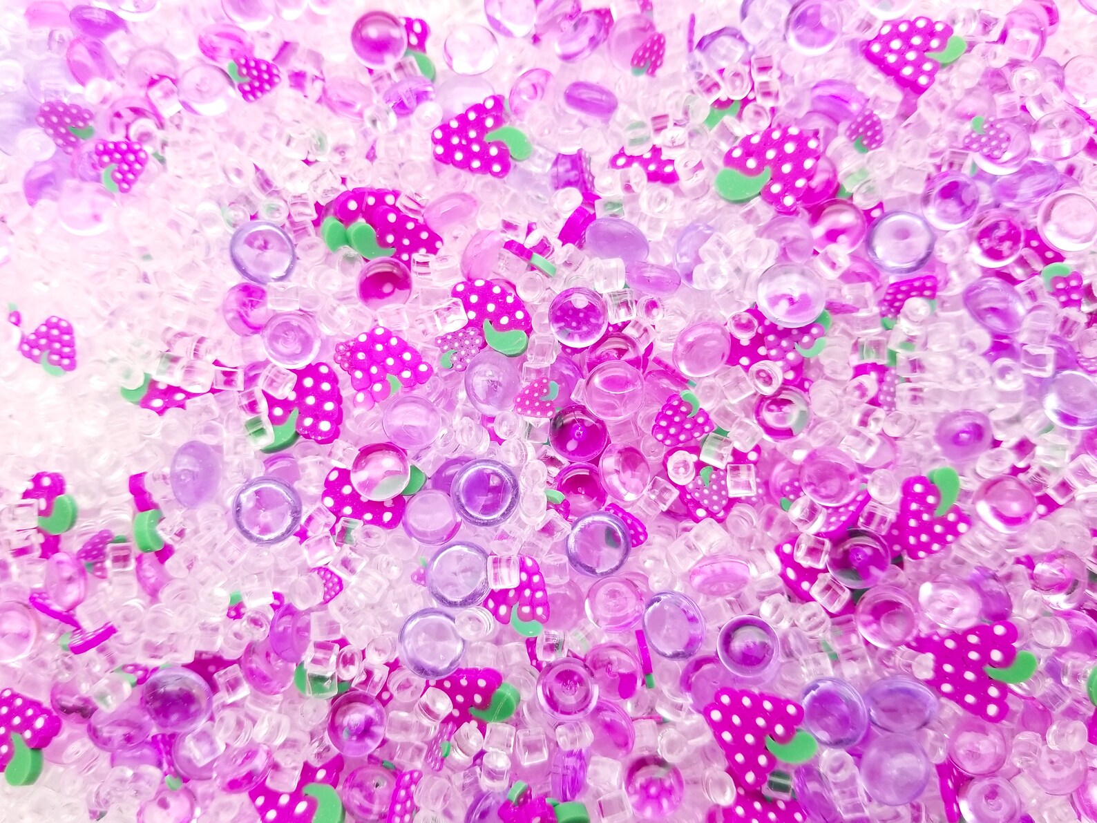 100 Grams Iced Grape Crush Fishbowl Resin Shaker Sprinkle Mix, Polymer ...