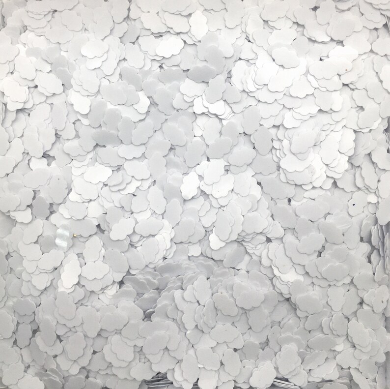 White Cloud Glitter Confetti Cloud Table Scatter U171 - Etsy
