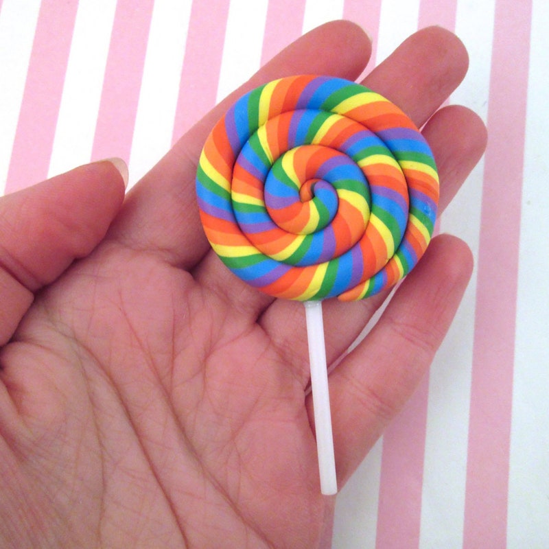 Rainbow Lollipop - Etsy