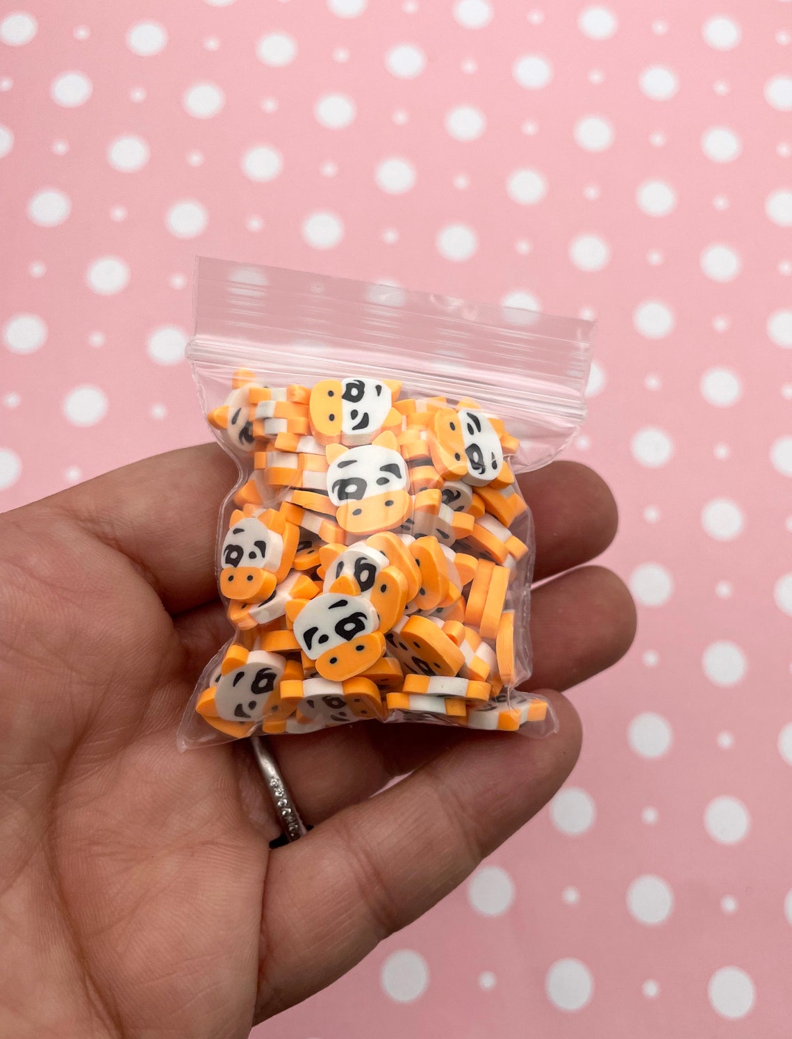 Larger Cow Polymer Clay Sprinkles Animal Sprinkles Fimo Fake - Etsy