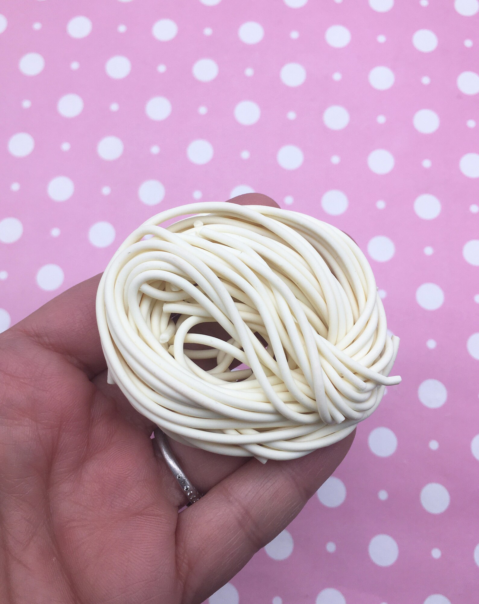 Polymer Clay Ramen Noodle Bundles Fake Spaghetti Pasta Nest - Etsy