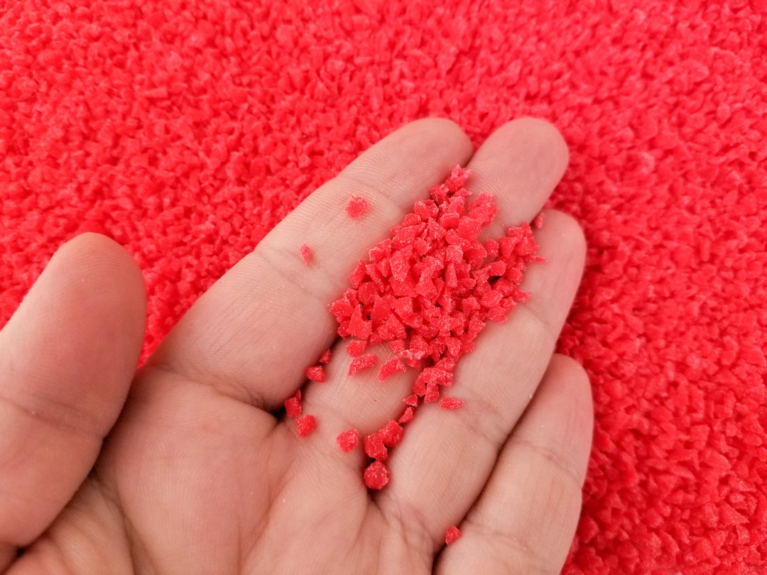 Strawberry Red Fruit Chunk Crumbles, Faux Candy Crumble for Decoden ...