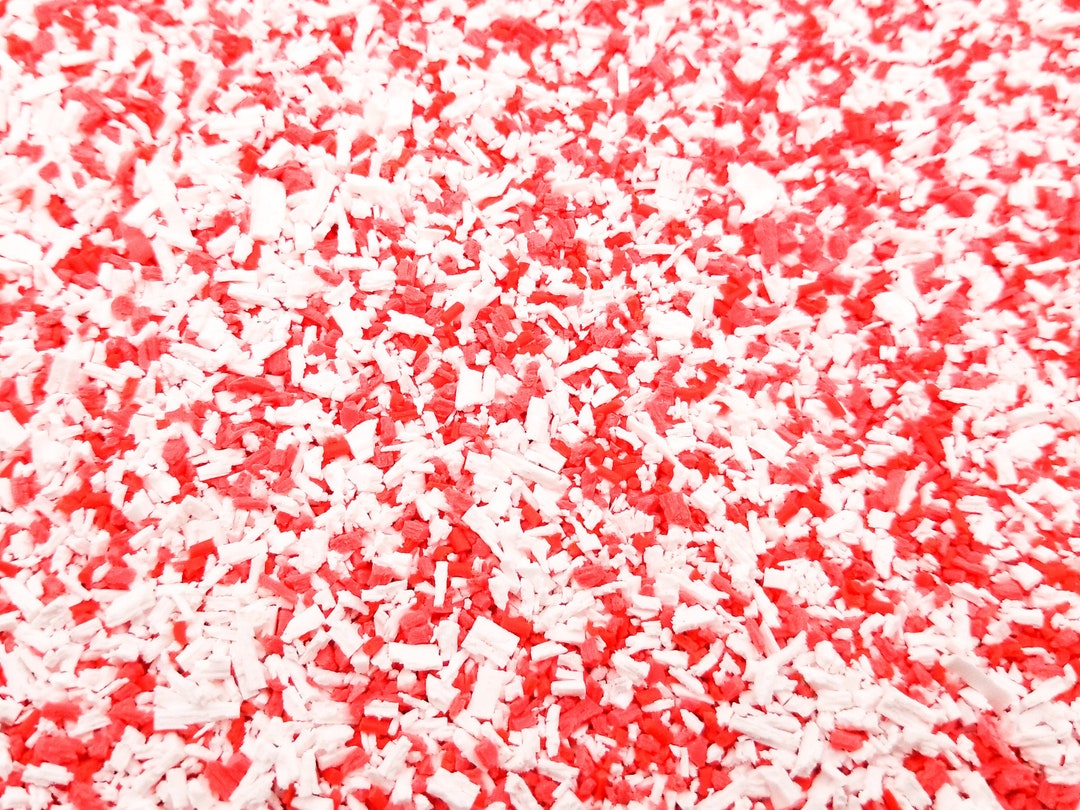 Candy Cane Crumble, Christmas Holiday Fruity Pebbles Polymer Clay Candy ...