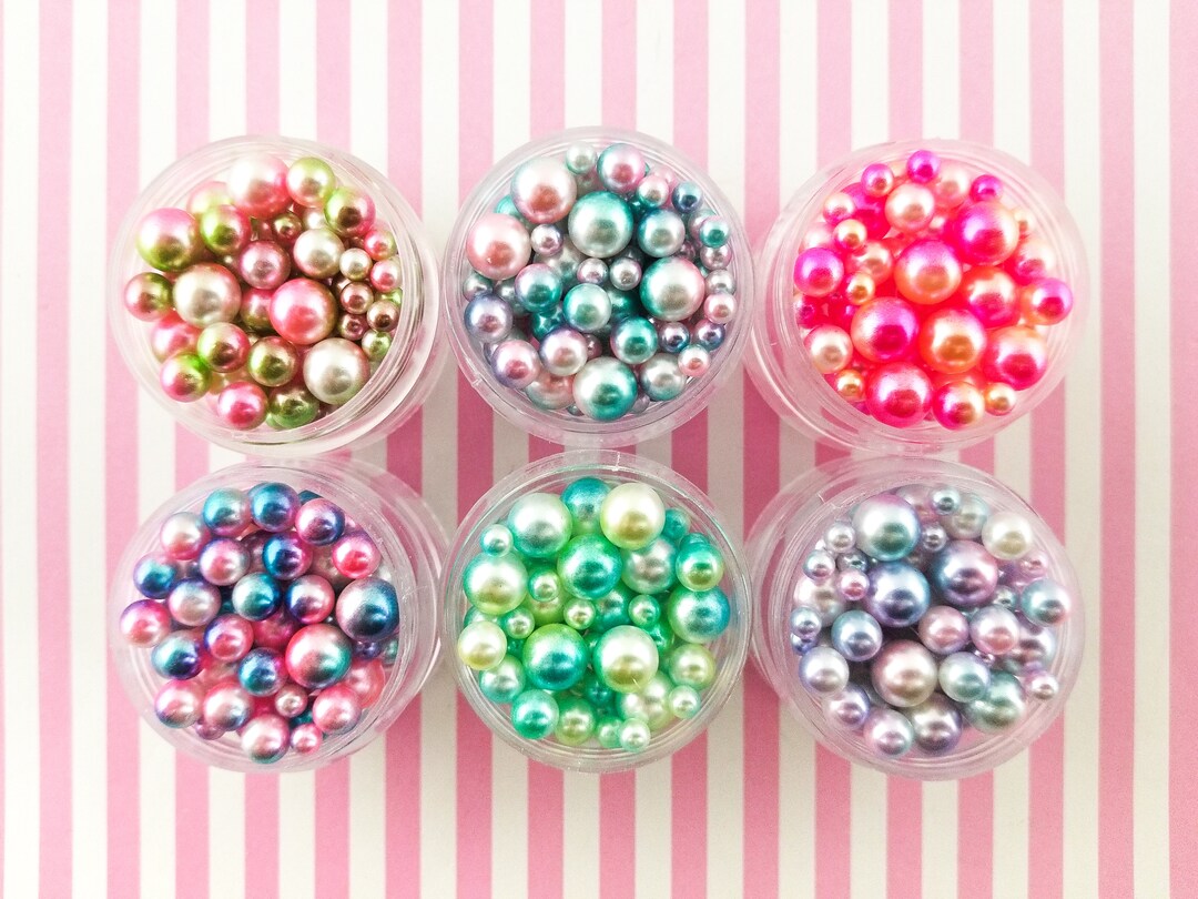 1 Six Tier Tower Acrylic Plastic Mermaid Caviar Set, Ombre Resin No ...