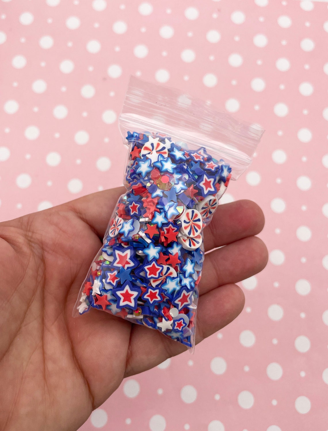 Fireworks and Sparklers, Fourth of July Fake Polymer Clay Sprinkles ...