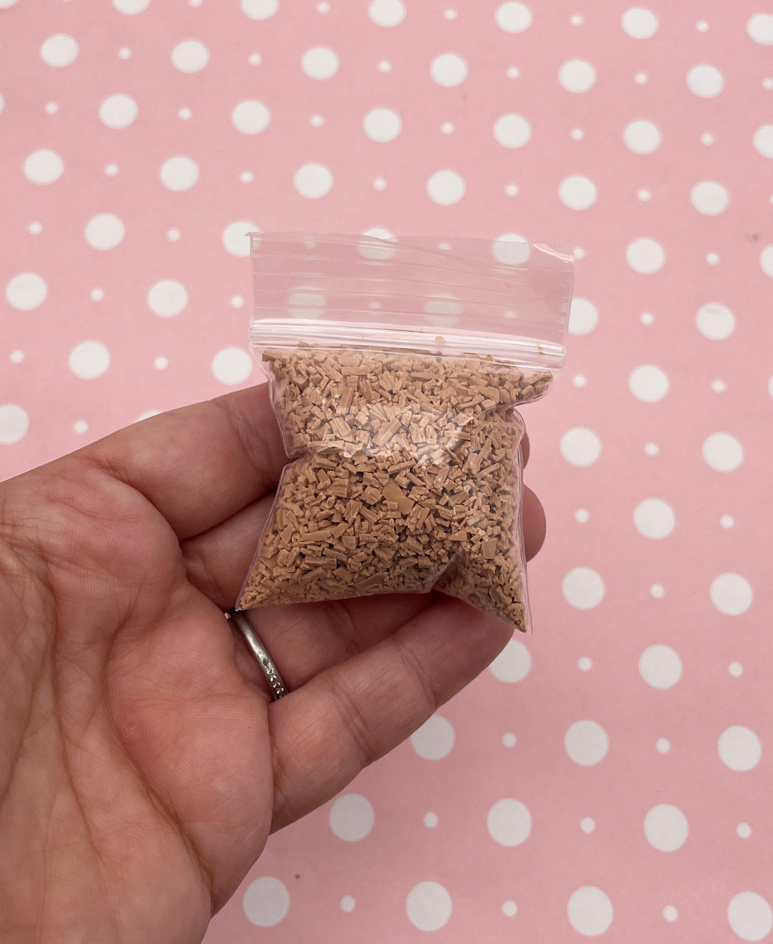 Fake Bake Crushed Graham Cracker Sprinkle Crumbs, Faux NON EDIBLE Flake ...