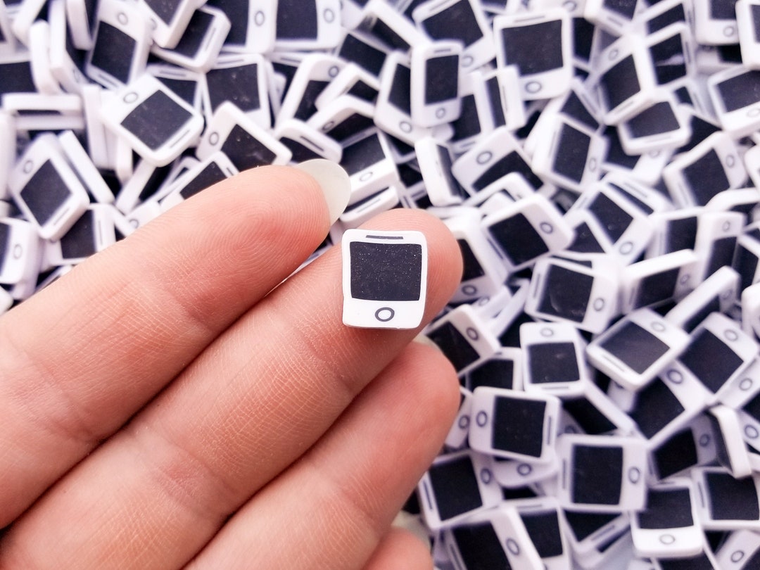 Larger Kawaii iPhone Cellphone Mobile Phone Polymer Clay Slices, Nail ...