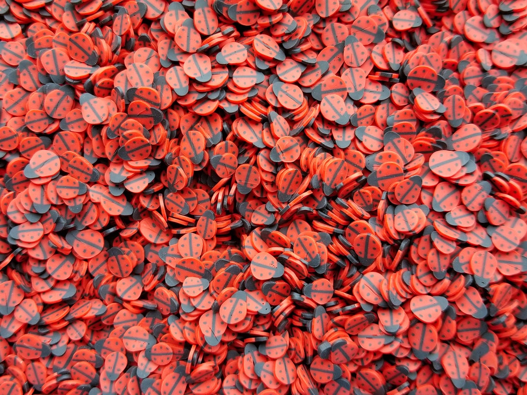 Ladybug Fimo Slices, Polymer Clay Sprinkles, Animal Sprinkles, Fimo ...