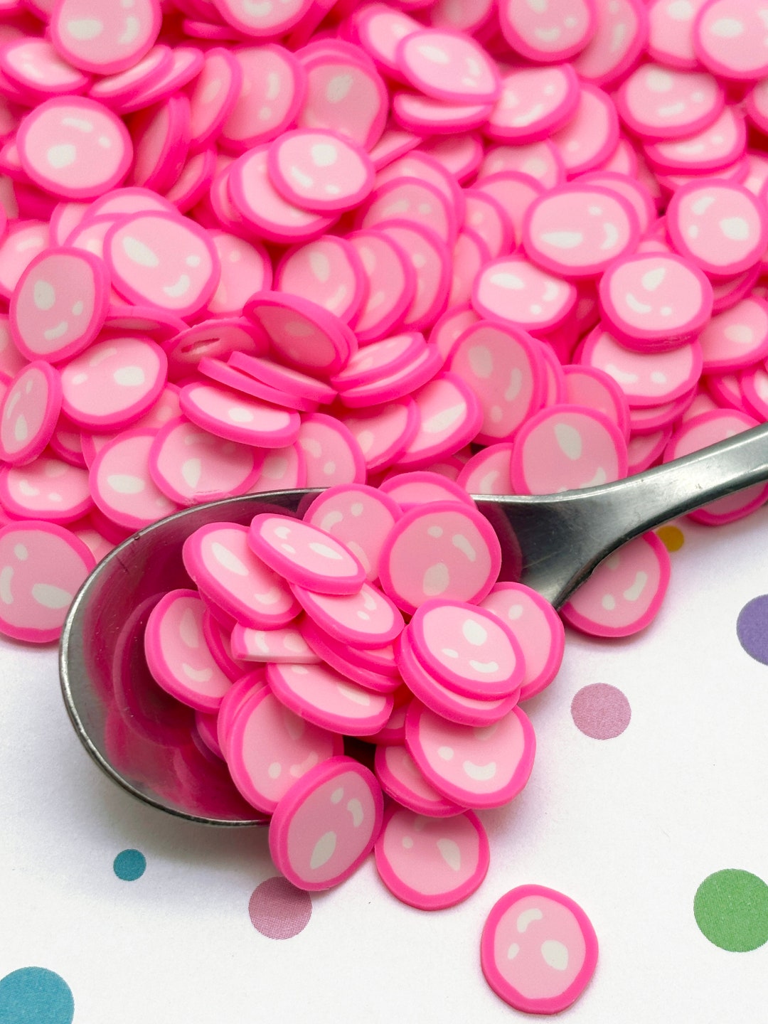Large Pink Soap Bubble Sprinkles, Cute NON EDIBLE Sprinkles, Nail Art ...