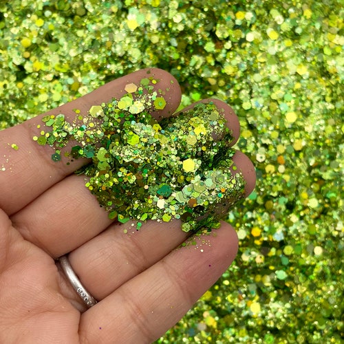 Red Pixie Dust Assorted Shape Solvent Resistant Glitter Pick - Etsy