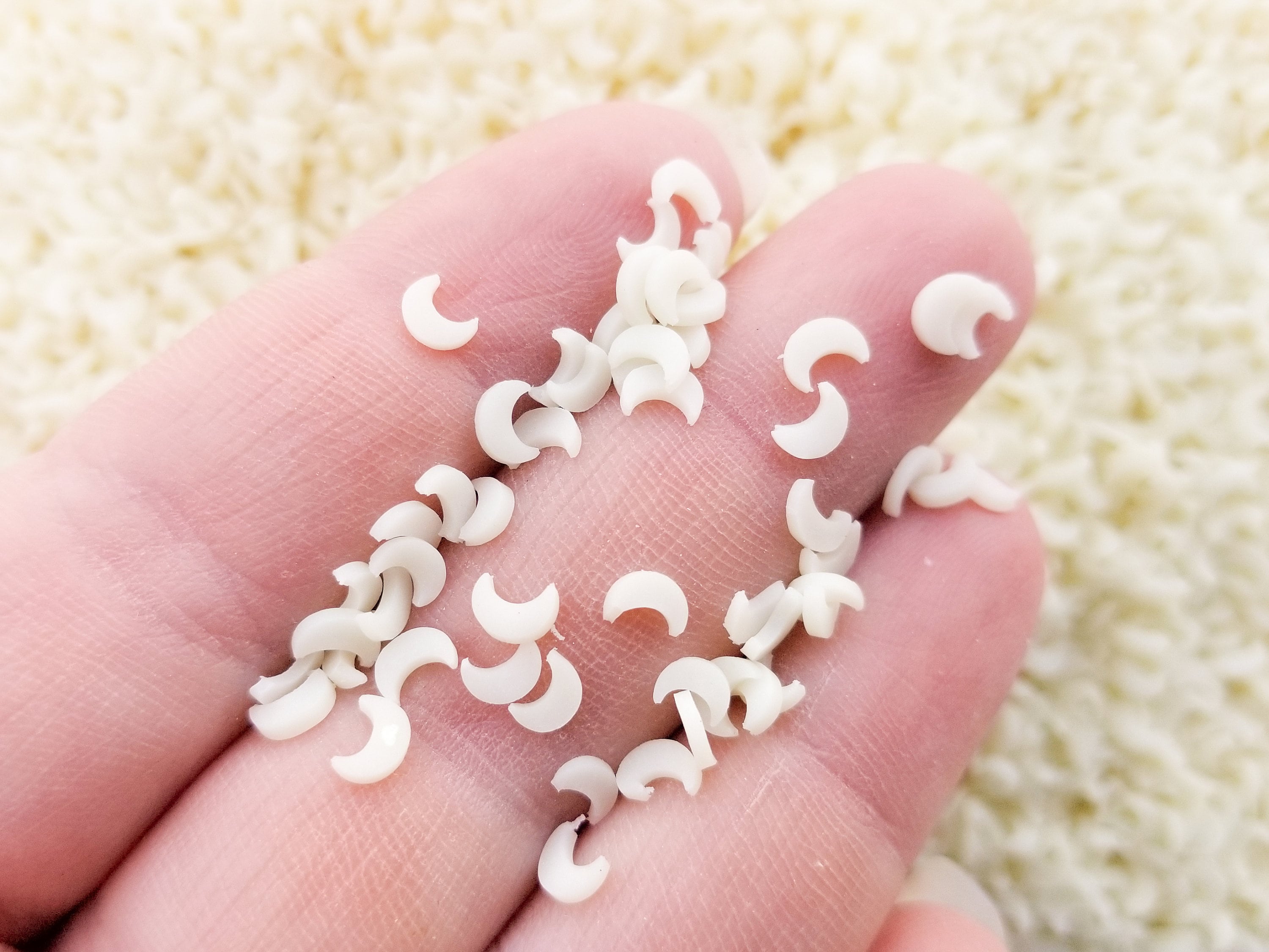 Glow in the Dark Moon Sprinkle Mix Polymer Clay Fake | Etsy