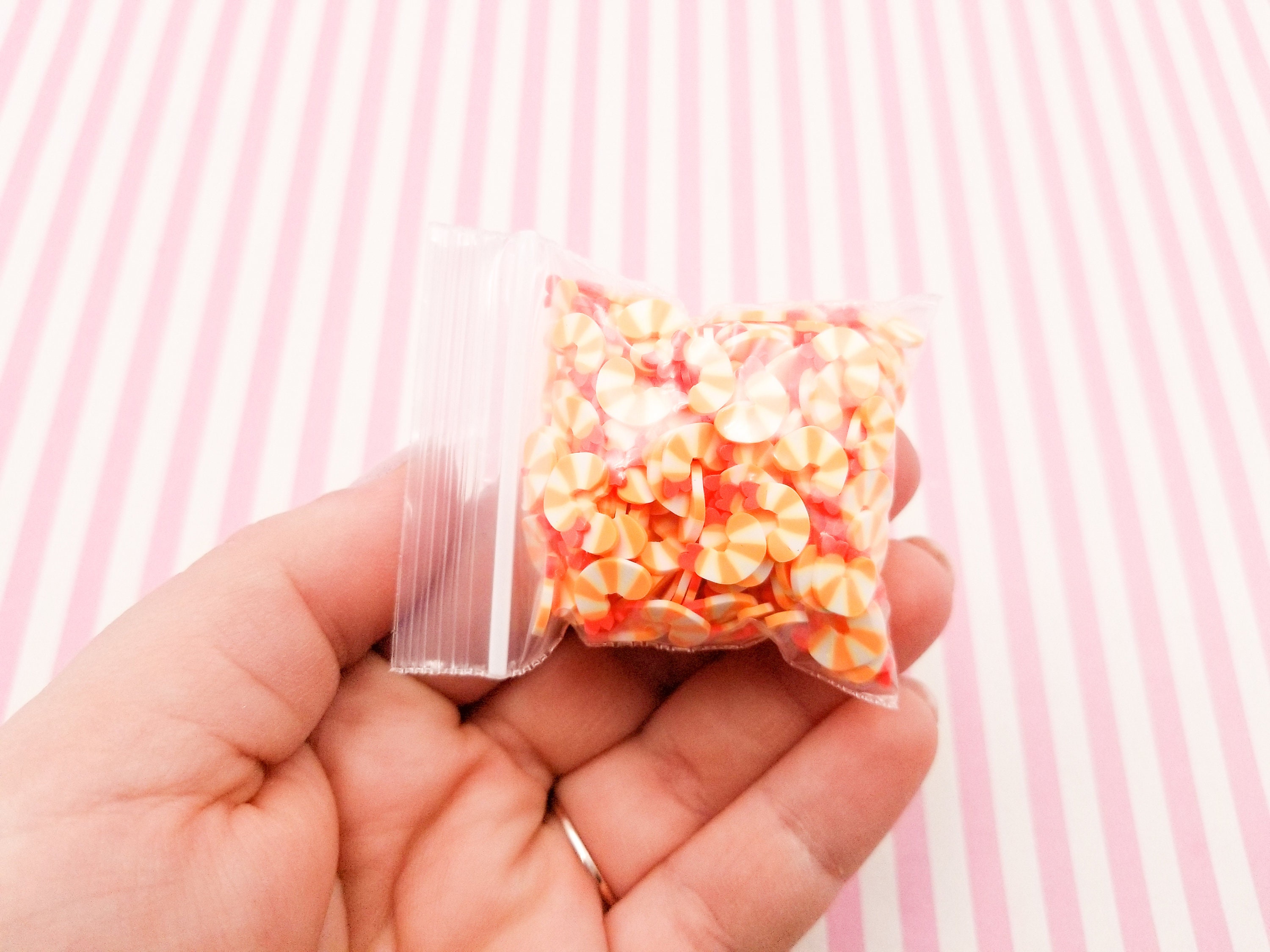 Large Shrimp Slice Polymer Clay Kawaii Fake Sprinkles, Fimo Fake Food ...