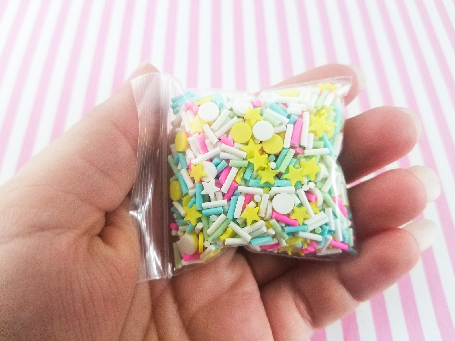 STAR BURST Sprinkle Mix Pastel and Bright Sprinkles With - Etsy