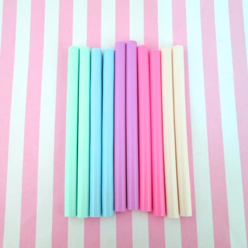 10 Pc Pastel Hot Glue Sticks for Kawaii and Decoden mini - Etsy