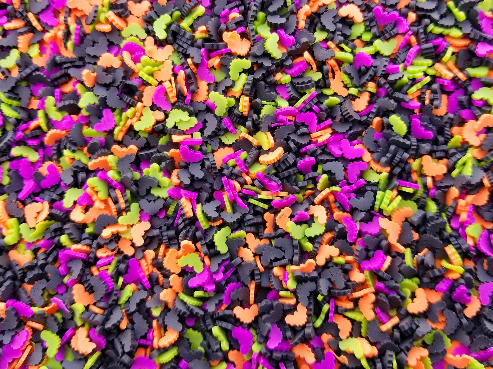 Bat-fetti Bats Halloween Polymer Sprinkles, Spooky Faux Sprinkles ...