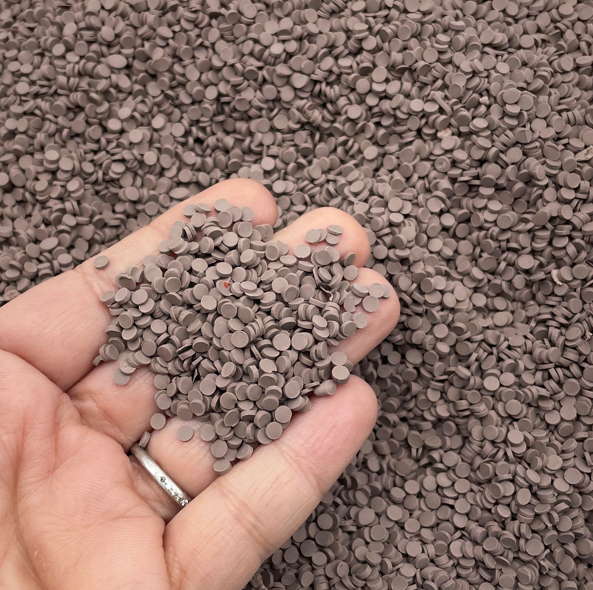 Chocolate Brown Mini Fake Candy Chip Polymer Clay Round - Etsy