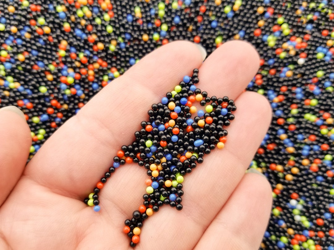 NON EDIBLE Faux Boogeyman Crunch Halloween Nonpareil Sprinkles, 2mm ...