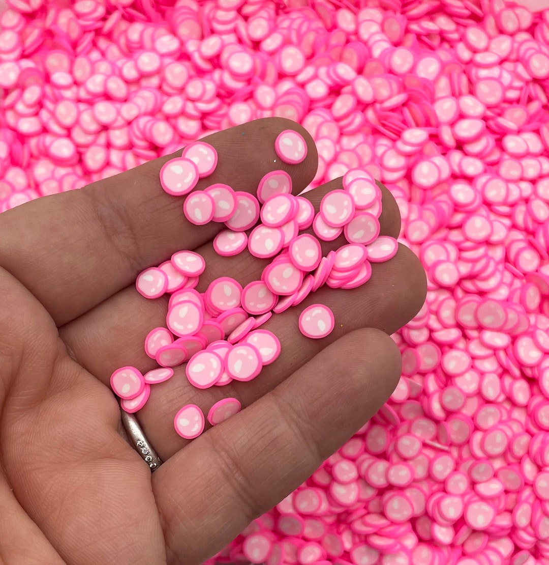 Small Pink Soap Bubble Sprinkles, Cute NON EDIBLE Sprinkles, Nail Art ...