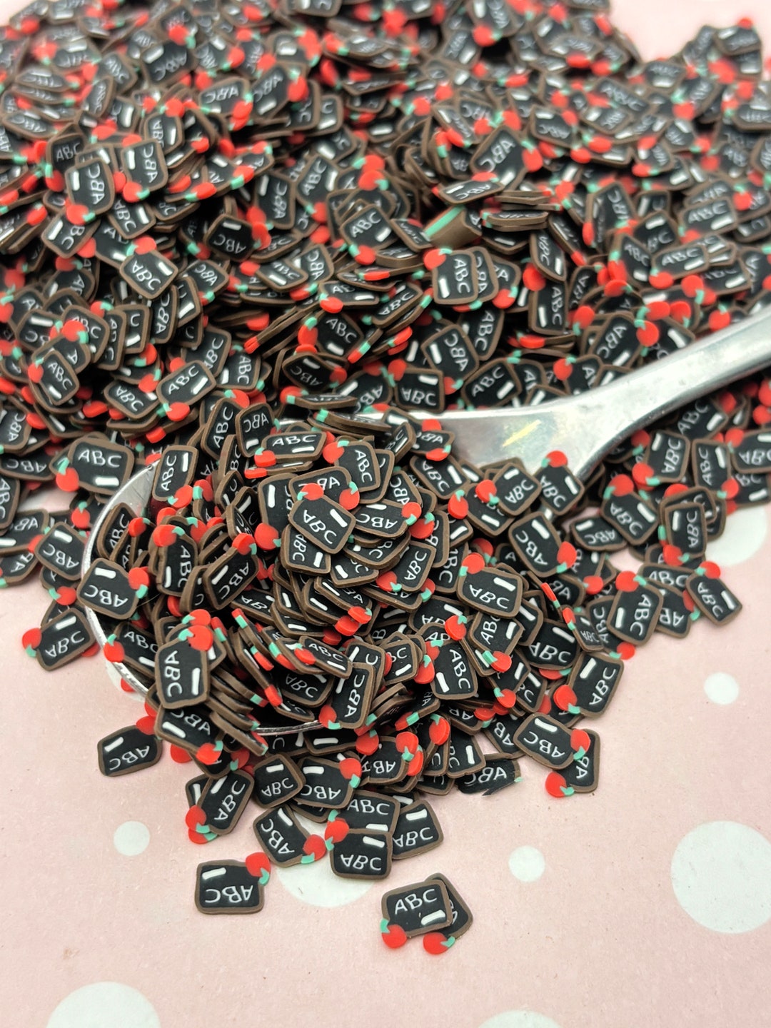 Cute Blackboard, Polymer Clay Back to School Sprinkle Slices, Nail Art ...