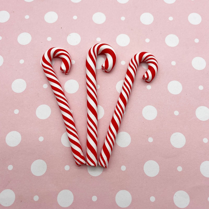 Candy Cane Clay Cane - Etsy