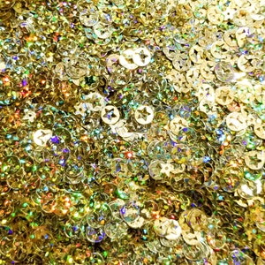 Gold Holographic Star Sequins Glitter, Sequins Glitter, Nail Art ...