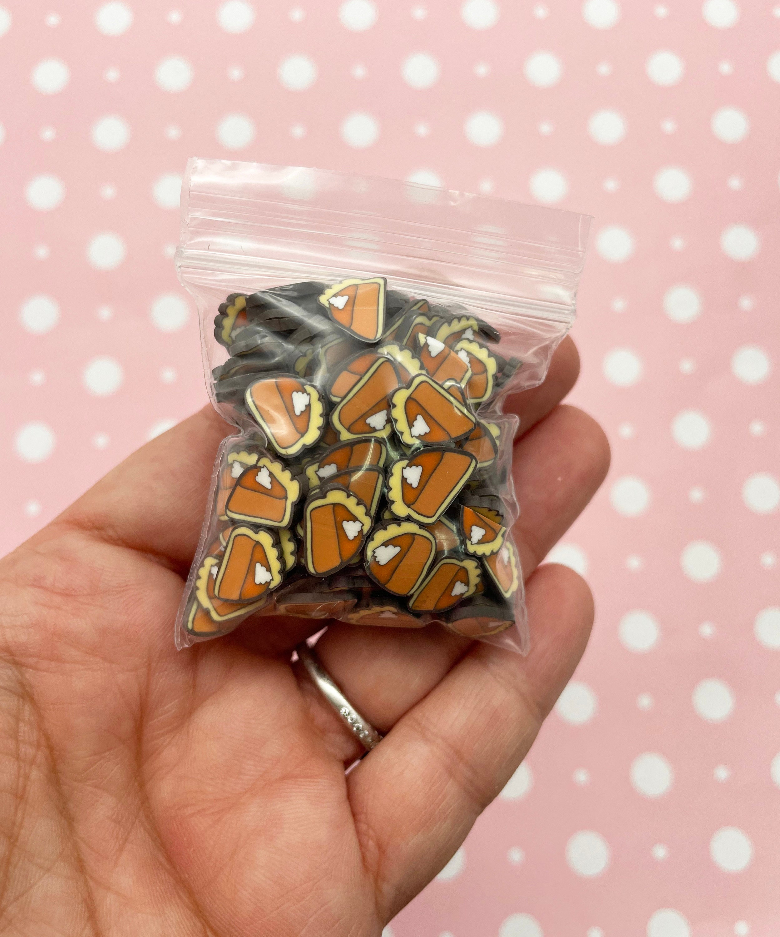 LARGER Pumpkin Pie Sprinkles, Fall Thanksgiving Sprinkle Slices ...