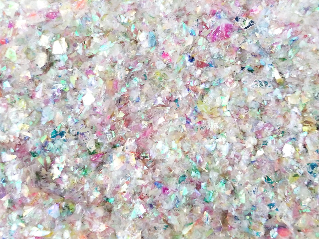 10 or 50 Grams Crystal Moon Cellophane Solvent Resistant Iridescent ...