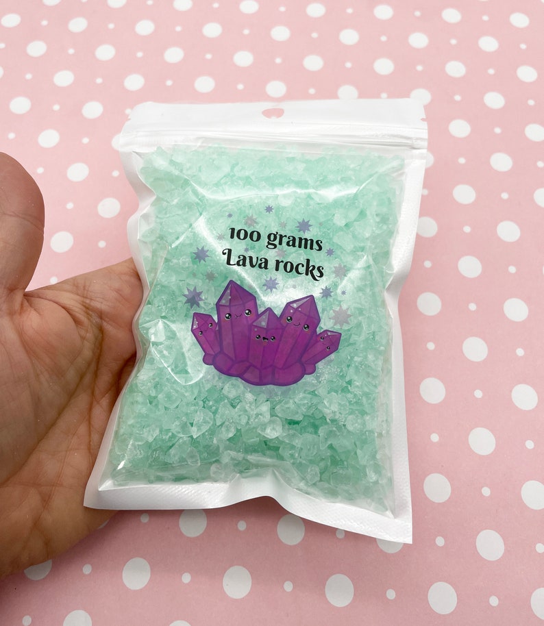 100g SEA GLASS Acrylic Silica Sand, Fake Gemstone Chunks, Light Blue ...