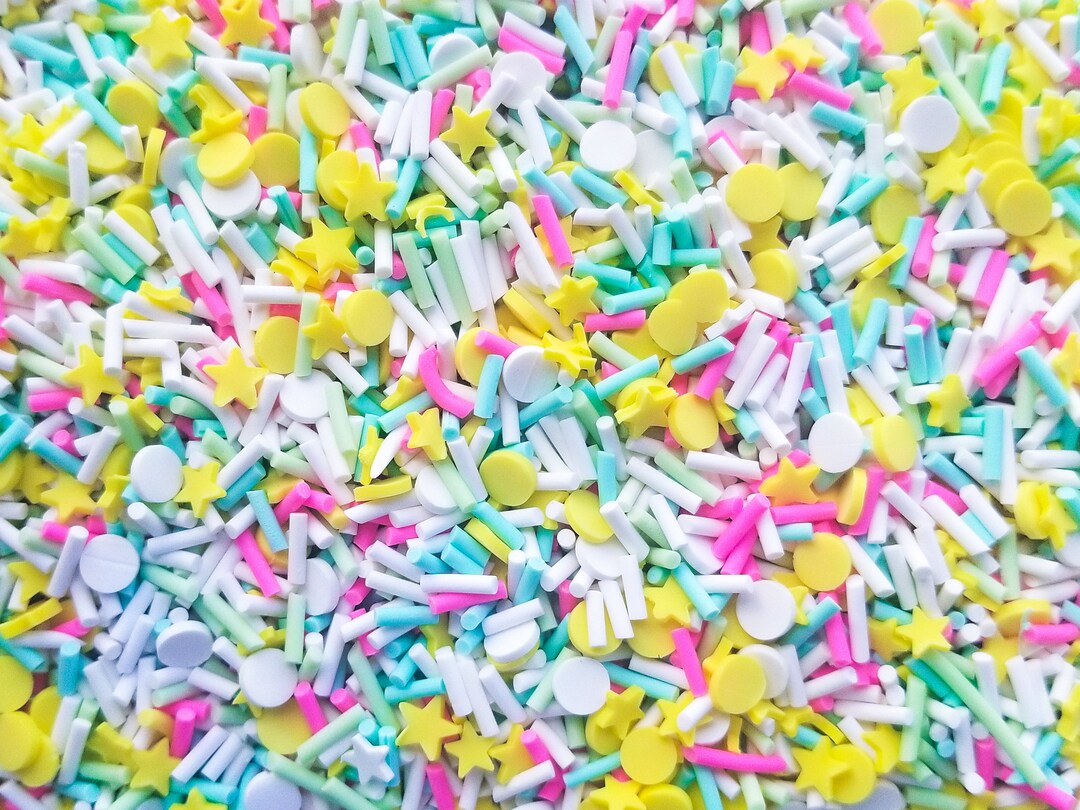 STAR BURST Sprinkle Mix, Pastel and Bright Sprinkles With Stars ...