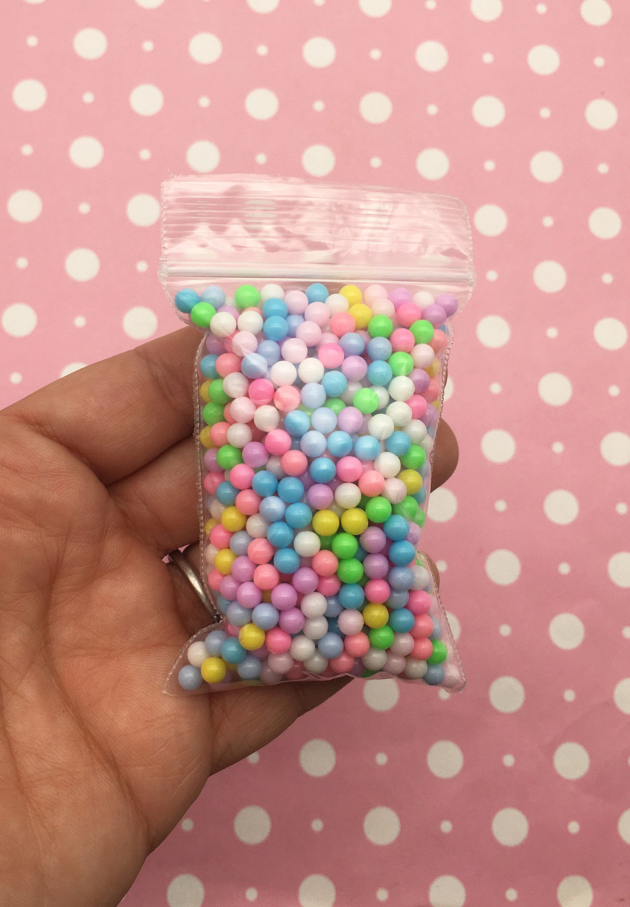 Pastel Rainbow Chips 4mm Faux Nonpareil Acrylic Dragees No - Etsy