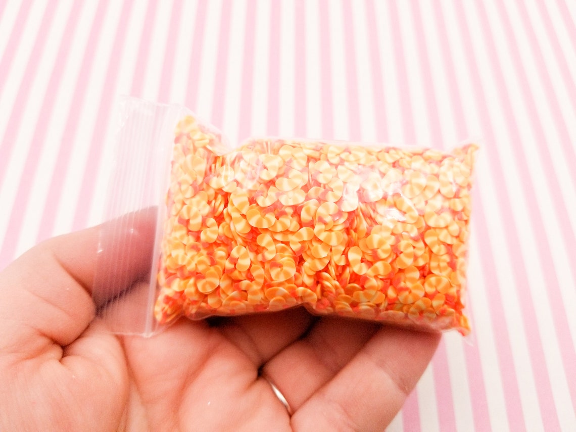 Small Shrimp Slice Polymer Clay Kawaii Fake Sprinkles, Fimo Fake Food ...