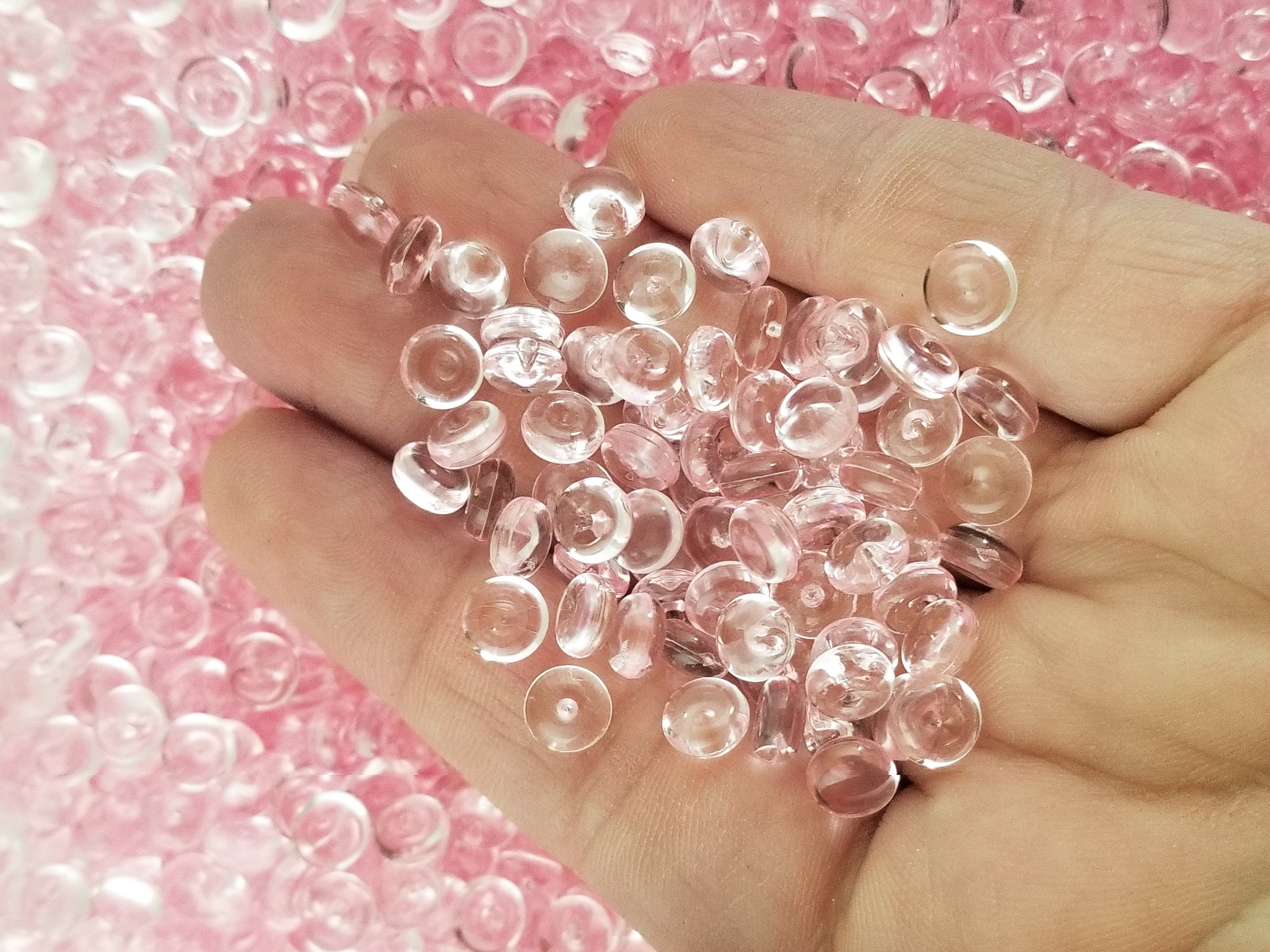 100 Gram 3 1/2 Ounces Pink Fishbowl Slushie Beads for - Etsy