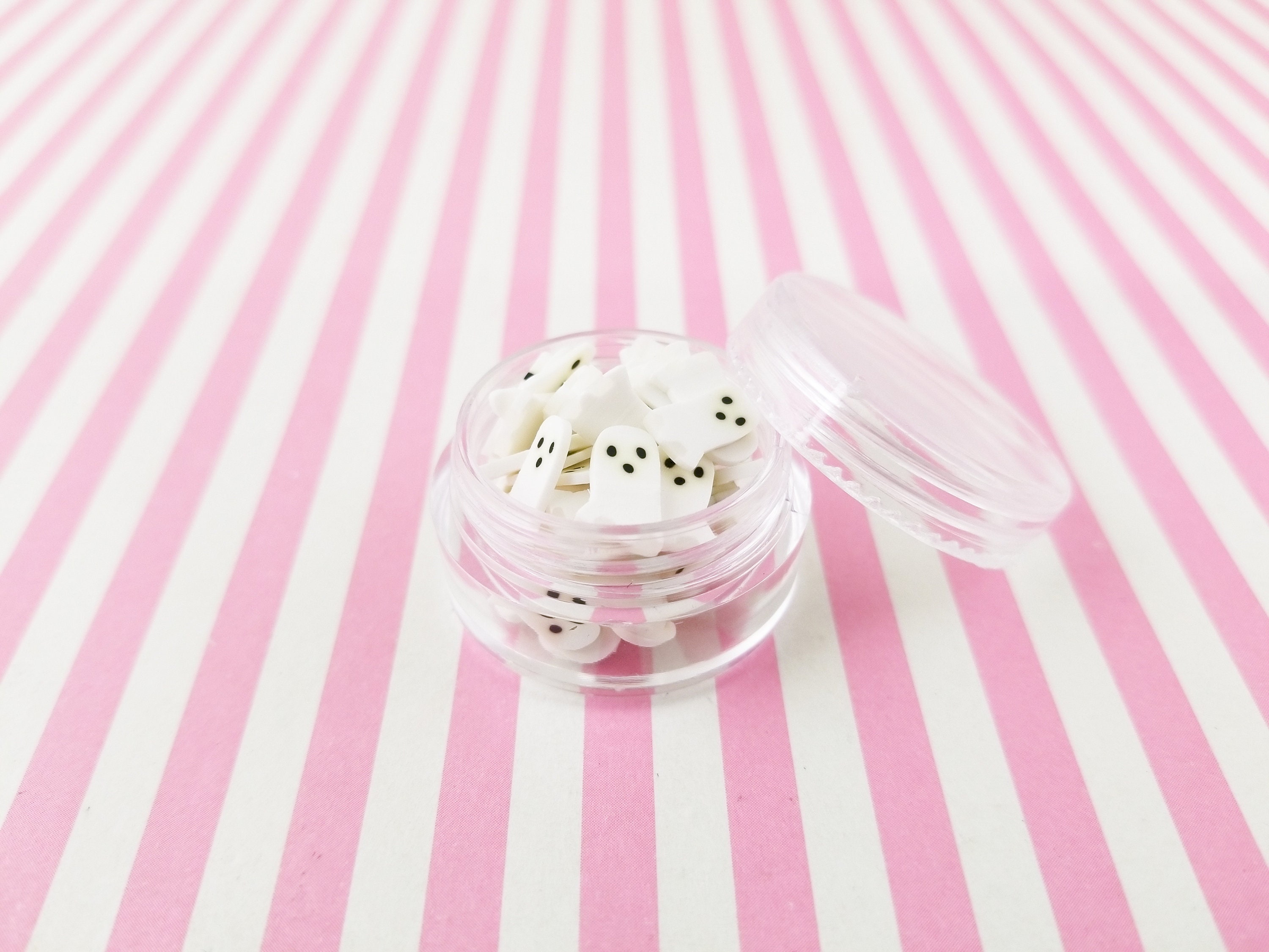 Larger 10mm Spooky Ghost Halloween Polymer Clay Sprinkles, Spooky Faux ...