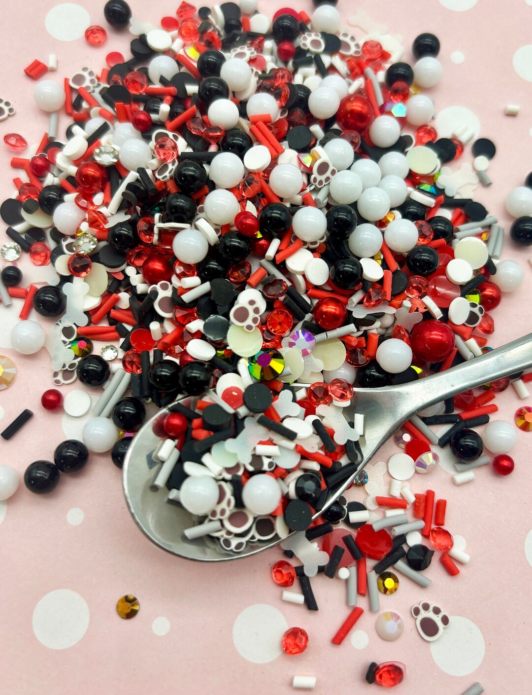 Take a Sudden Chill, Polymer Clay Sprinkle Mix, Resin Rhinestone ...