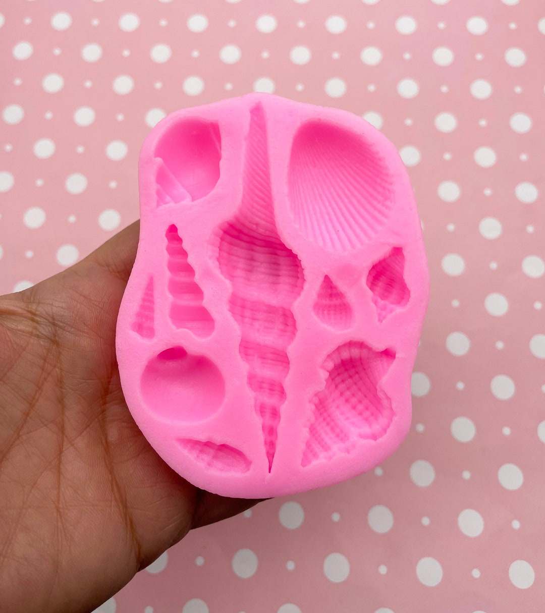 Seashell Ocean Themed Sea Shell Silicone Cabochon Mold, Nautical Moulds ...