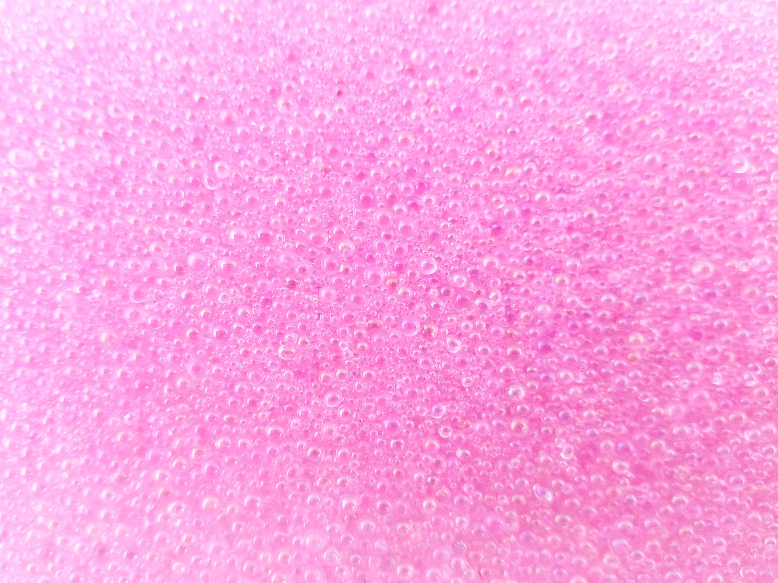 100 Grams Iridescent Pink Clear Glass Assorted Size - Etsy