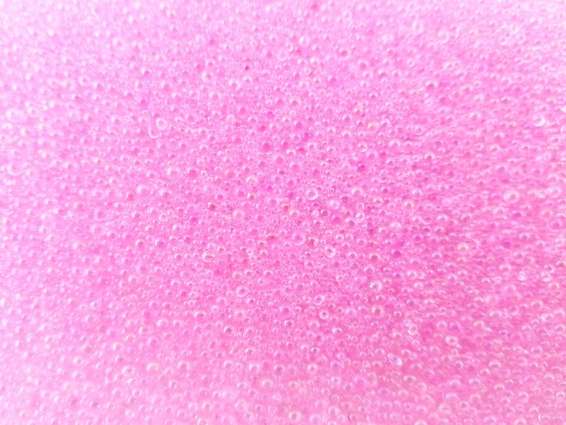 100 Grams Iridescent Pink Clear Glass Assorted Size Microbeads, No Hole ...