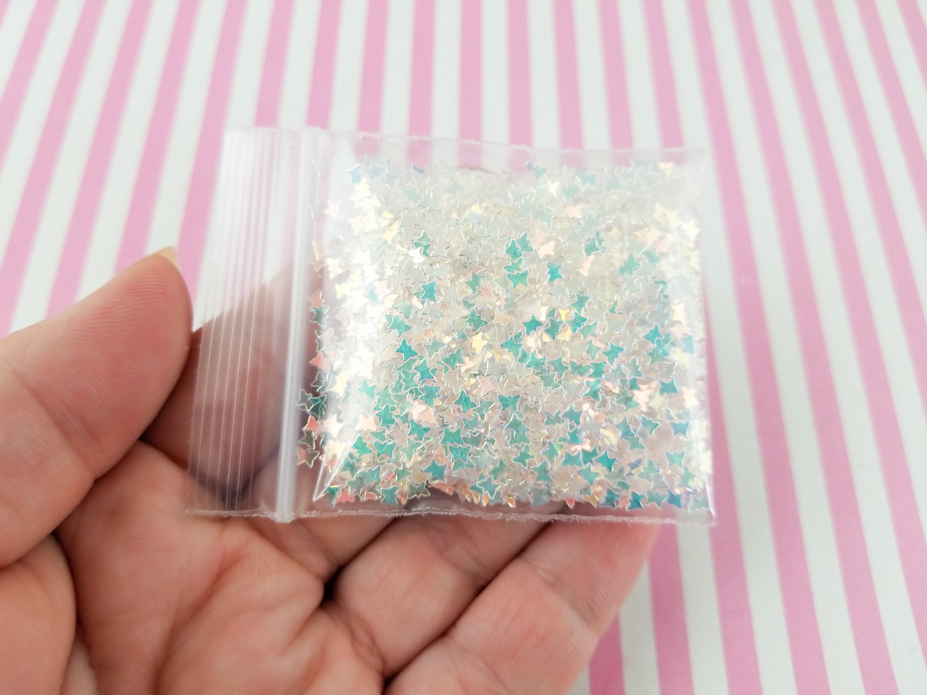 Arctic Clear Iridescent Shift Translucent Butterfly Glitter - Etsy