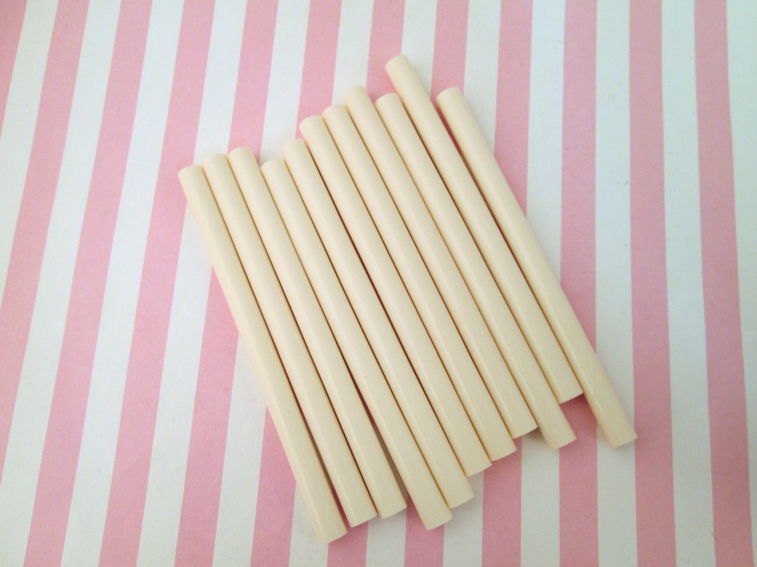 10 Ivory Glue Sticks for Drippy Deco Sauce, Cell Phone Deco Etc, (mini ...