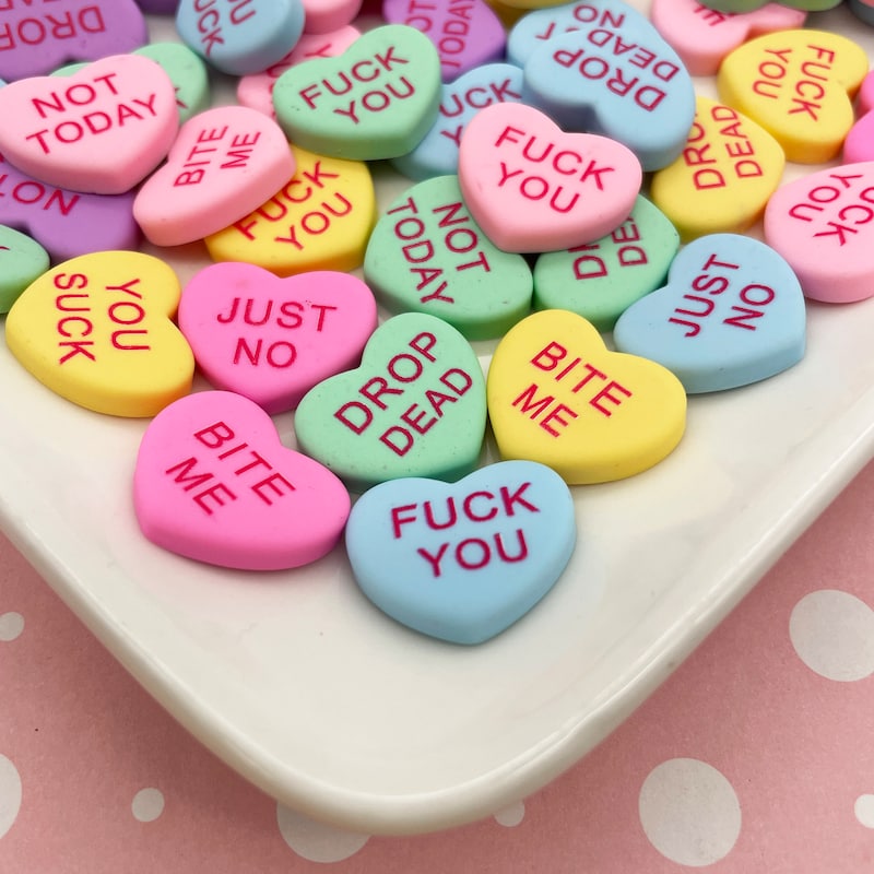 Heart Cabochons Resin - Etsy