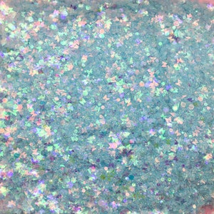 Blue Pixie Dust Iridescent Shift Assorted Shape Glitter, Pick Your ...