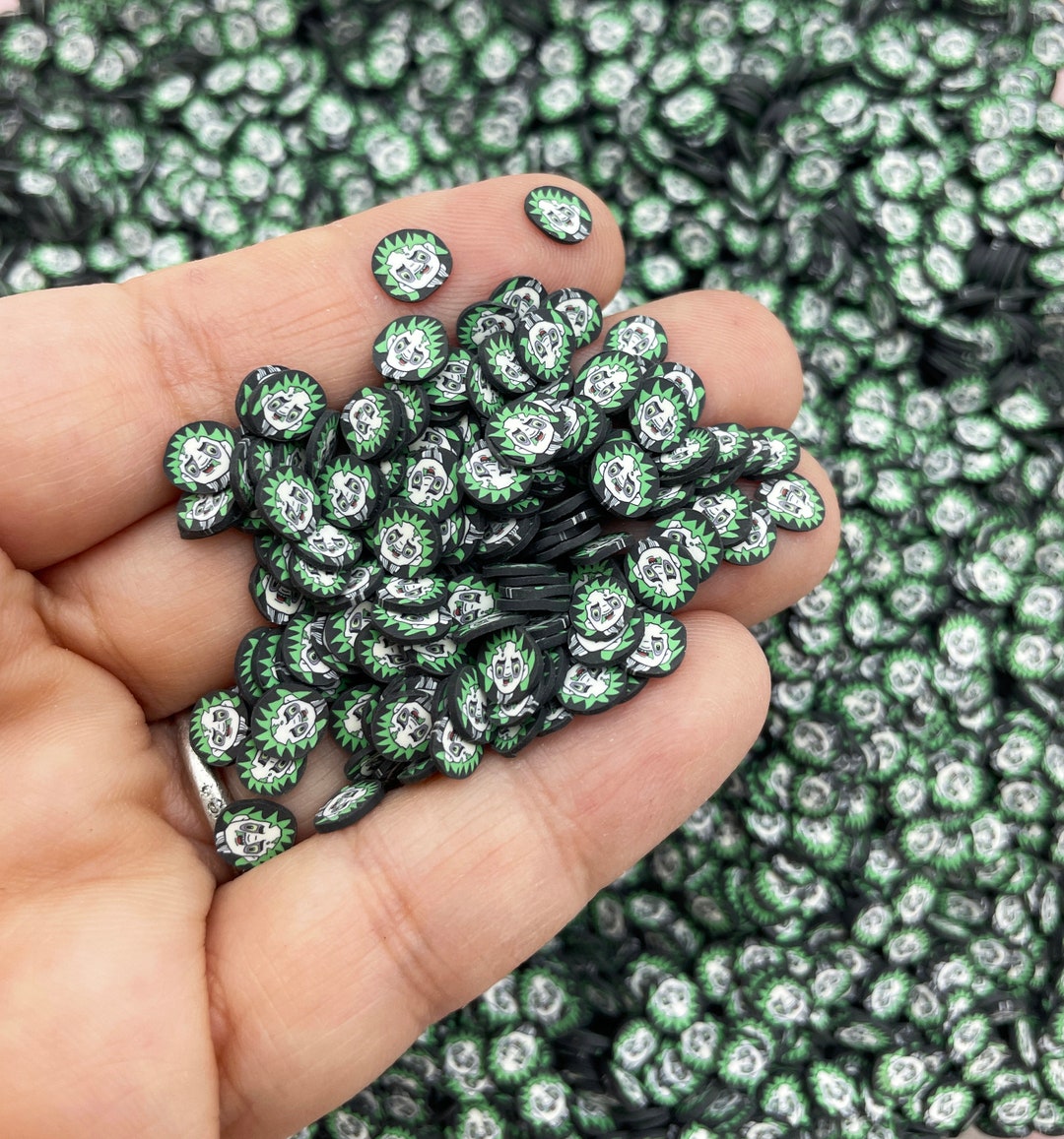 Cute Monster Halloween Boogey Man Polymer Sprinkles, NON EDIBLE Spooky ...