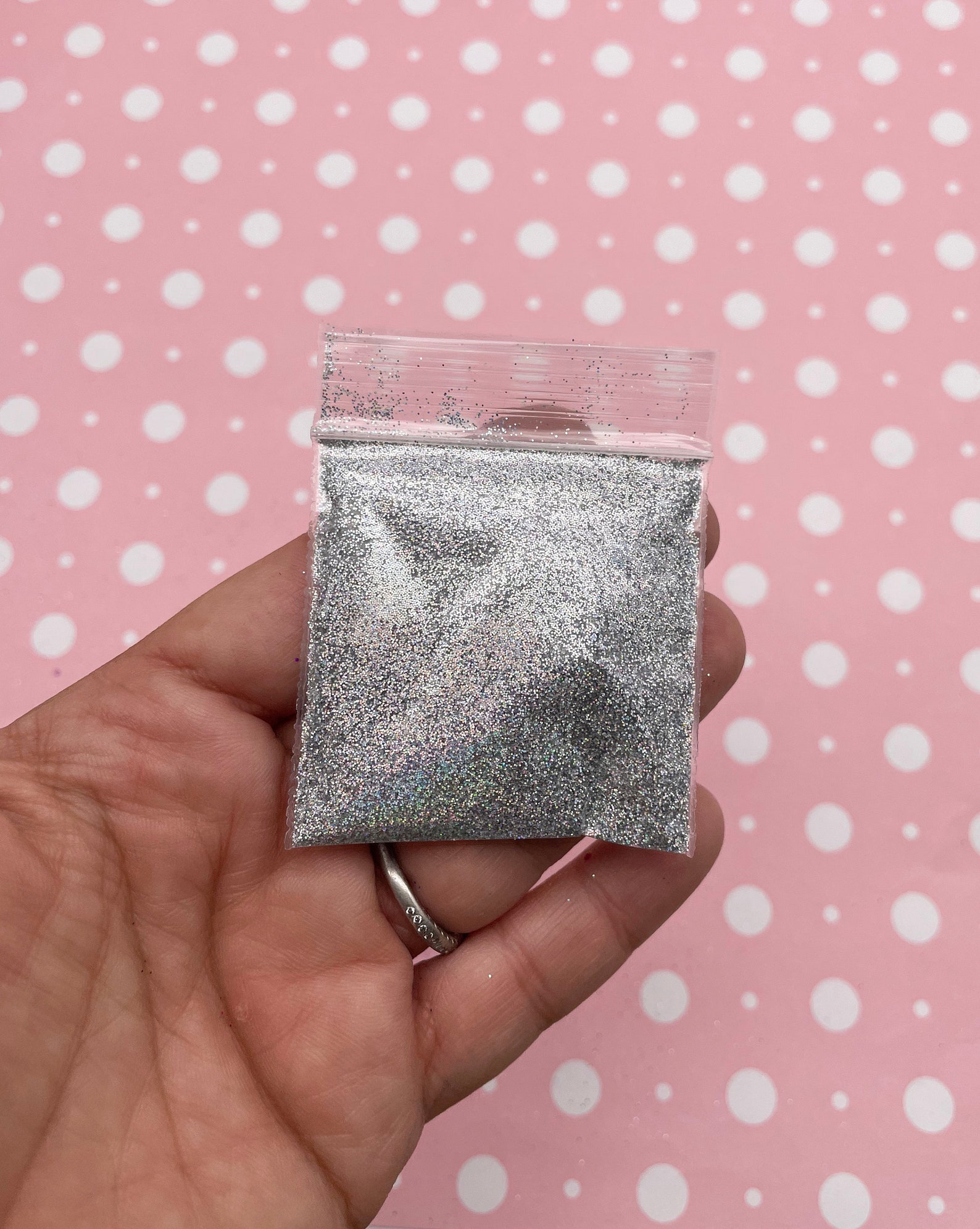 Holo Silver Micro Glitter Pixie Dust Solvent Resistant - Etsy