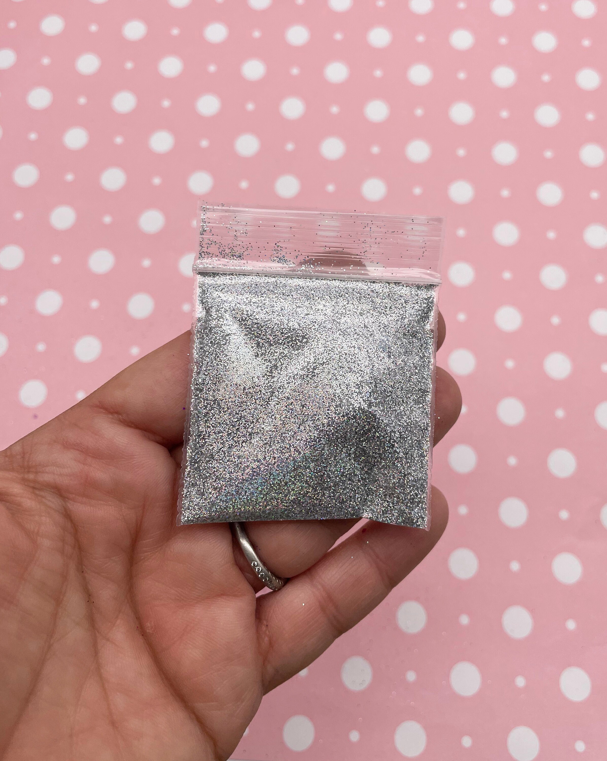 Holo Silver Micro Glitter Pixie Dust Solvent Resistant - Etsy