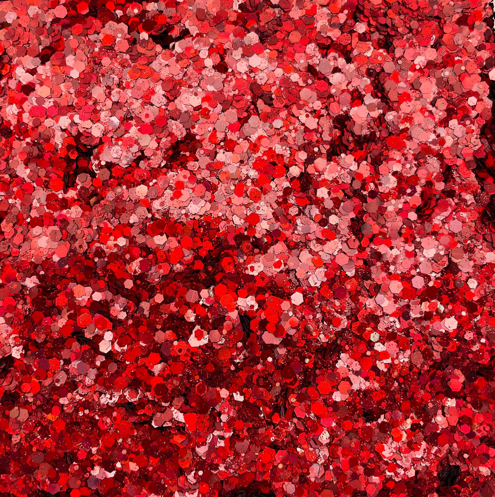 Red Pixie Dust Assorted Shape Solvent Resistant Glitter Pick - Etsy