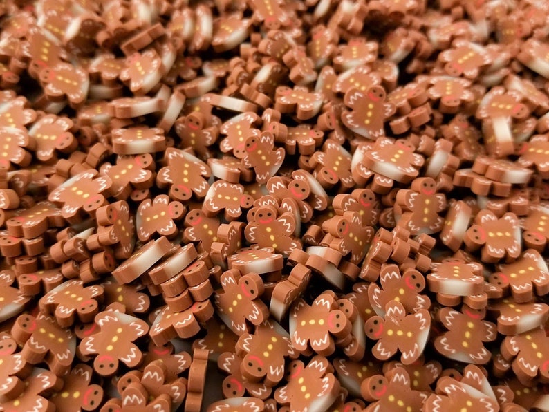 Large Gingerbread Man Polymer Clay Fake Holiday Christmas | Etsy