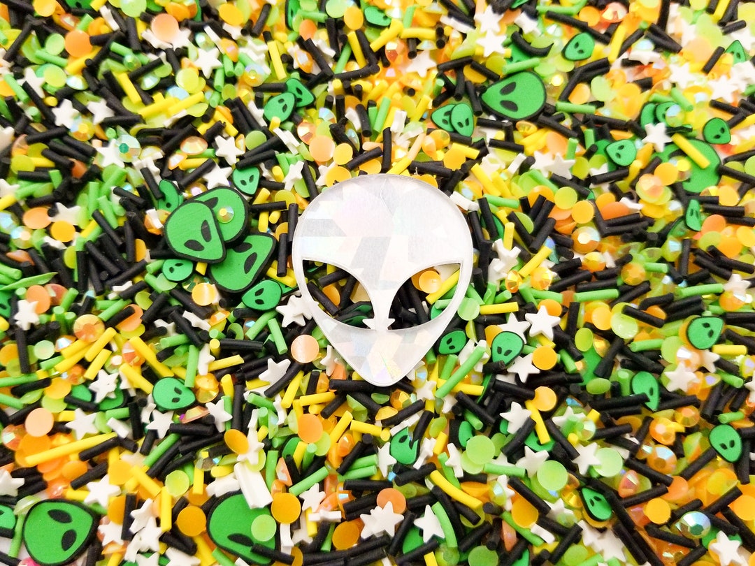 The Truth is Out There Mix With Alien Cab, Round Acrylic Plastic ...