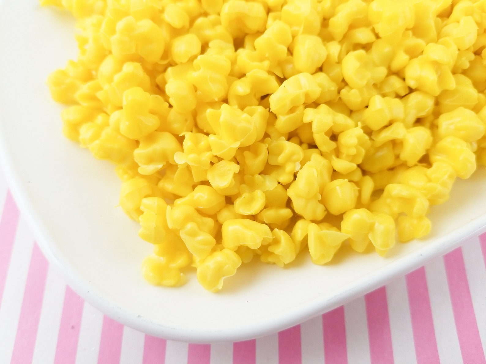 FAKE POPCORN Butter Colored Faux Popcorn Popcorn Add-on for - Etsy