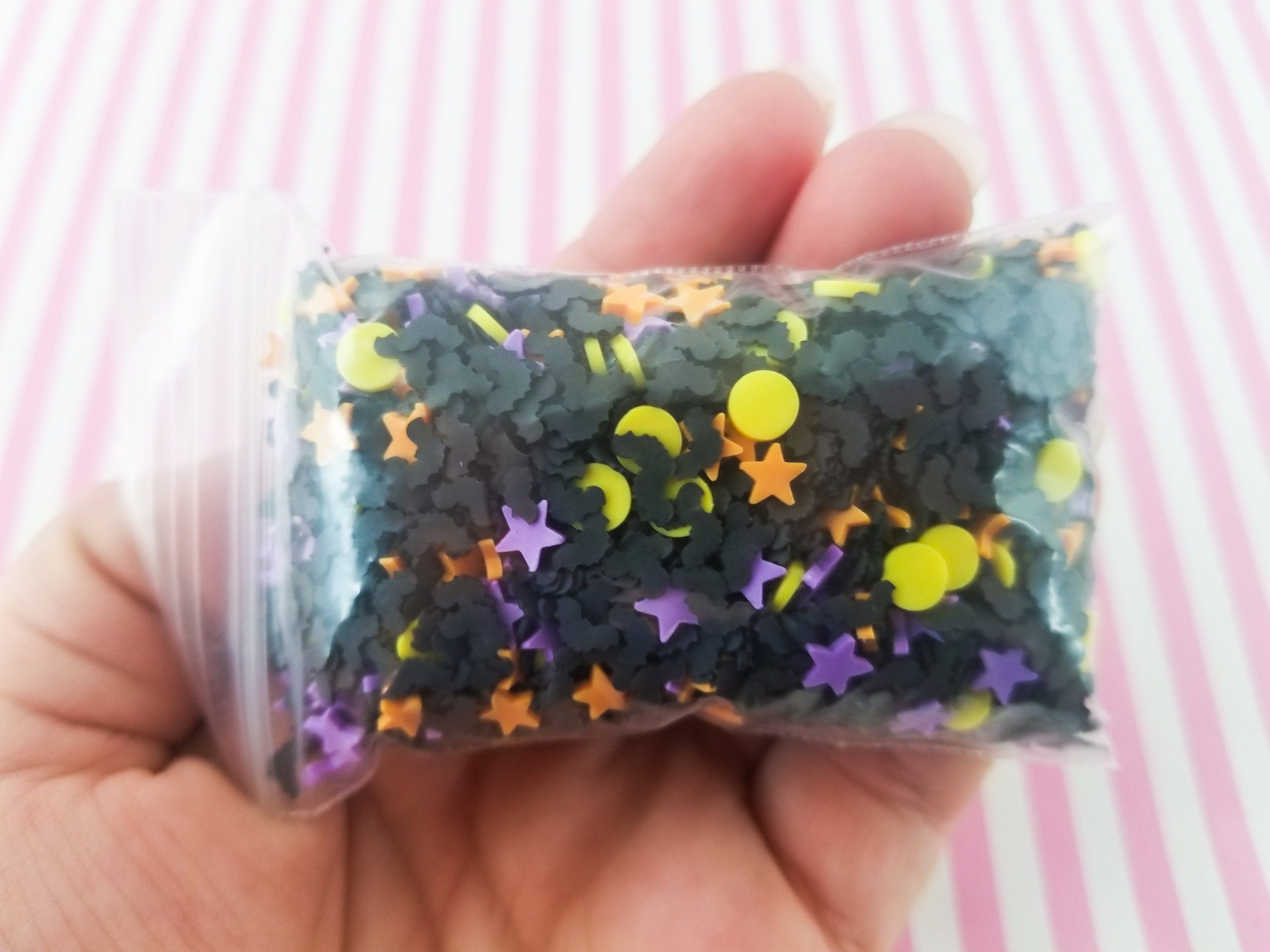 HALLOWS EVE With BATS Halloween Polymer Sprinkles Spooky Faux - Etsy